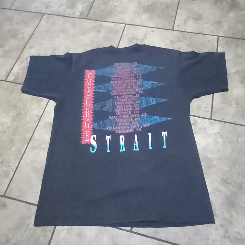 1993 Single Stitch George Strait Concert Tee - Gem